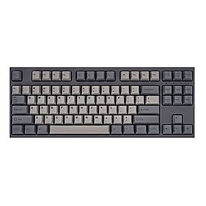 MSTONE Groove T 87 Keys THOCC Noise Cancelling Mechanical Keyboard,Backlighting,Cherry Profile PBT Keycap,Dye Subbed Legends,USB-C Cable,Space Saving,for Windows and Mac,Gateron Silent Brown