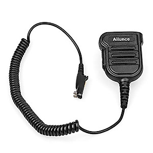 Retevis RT29 RB23 Shoulder Speaker Mic IP67 Waterproof Walkie Talkies Speaker Microphone Compatible with Ailunce HD1 RT29 RT48 RB23 RT47 RB46 RT47V RT87 RT83 RT82 Two Way Radios (1 Pack)