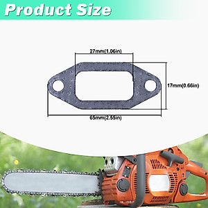 Adefol 6 x Exhaust Muffler Gasket for Husqvarna 365 362 371 372 365 362 371 372 385 390 XP 371K 375K Saws 503775901
