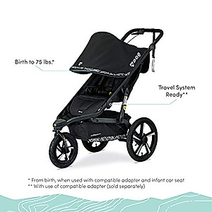 BOB Gear Alterrain Pro Jogging Stroller, Lunar - Ultra-Reflective Accents