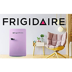FRIGIDAIRE EFR372-PINK 3.2 Cu Ft Pink Retro Compact Rounded Corner Premium Mini Fridge