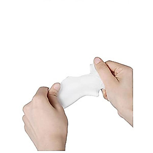 Grip Cover for Oculus Quest 2 Touch Controller Grip Accessories Anti-Throw Handle Protective Sleeve with Adjustable Hand Strap (White 1 Pair)