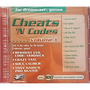 Import Enabler for PAL and Japanese Games & Game Shark Cheats 'N Codes for Sega Dreamcast Games