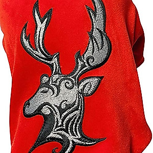 COUTUDI Dog Christmas Costume Dog Santa Claus Costume Dog Cat Christmas Holiday Outfit Pet Christmas Clothes (Men Size)