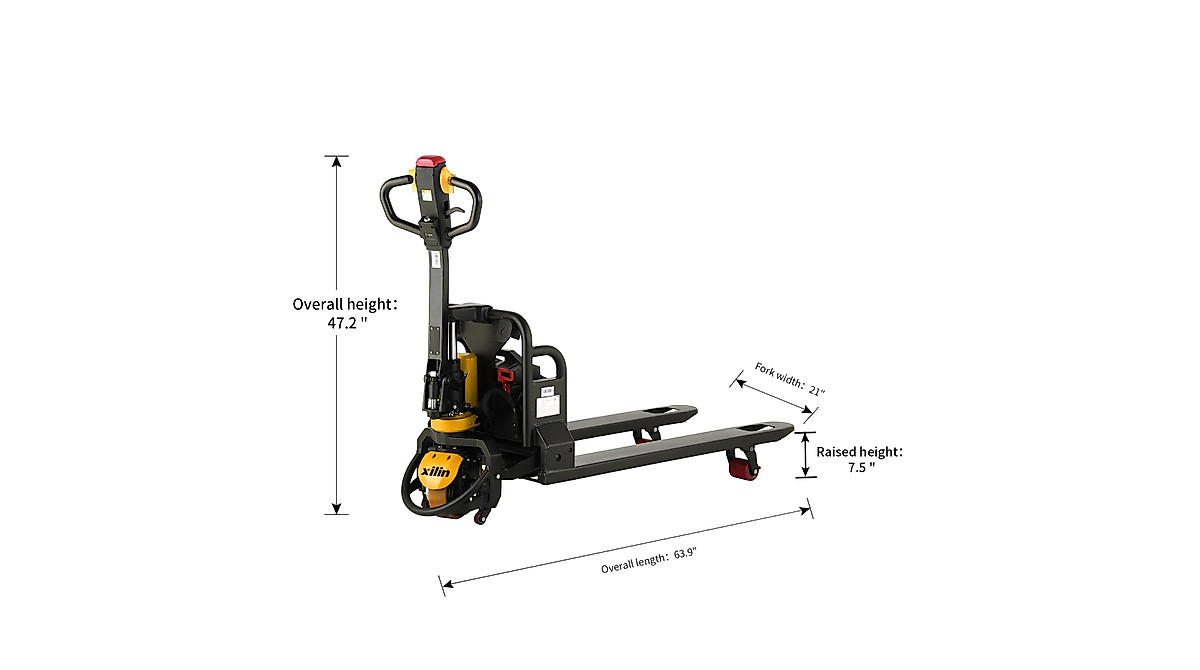 Xilin Electric Pallet Jack - 3300lbs Capacity & Extra Battery
