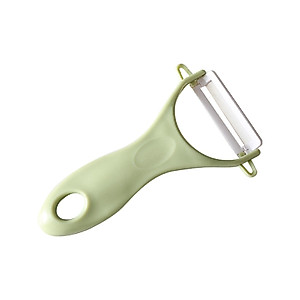 SENYER Portable Ceramic Knife Fruit Knife Cutting Board Peeler Kitchen Gift Household Tool Knife Green