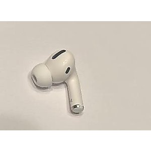 Single Earbud Replacement with Detachable Ear Hooks (Size M) for AirPods Pro R Right Side, White
