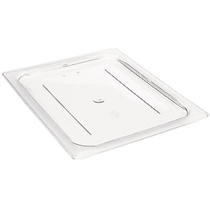 Cambro 10CWC135 Camwear Food Pan Cover full size flat clear - Case of 6