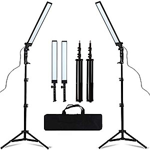 GSKAIWEN 180 LED Light Photography Studio LED Lighting Kit Adjustable Light with Light Stand Tripod Photographic Video Fill Light