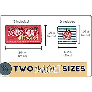 Cute Magnet Gift Sets for Teachers Women - Refrigerator Magnets - Great gifts for Teacher, Teaching Assistant, Aide for Teacher Appreciation Week, Birthday Present