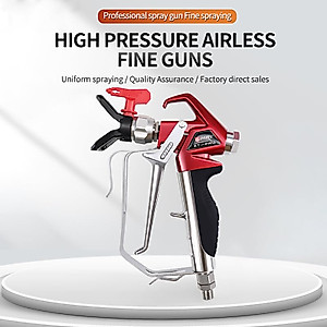 Airless Paint Spray Gun High Pressure 4000 PSI with Reversible 517 Nozzle Tip Guard Swivel Joint for Airless Paint Sprayers ZT-PRO