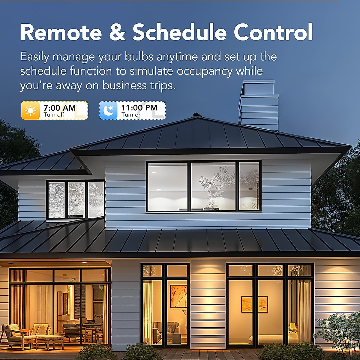 OREiN Smart LED Edison Light Bulb with Remote Control WiFi A19 Vintage Light Bulbs E26 Base 800Lm, 8W 60W Equiv Tunable 2700K-6500K Filament Bulbs Work with Alexa/Google/Aidot APP 4pack+1Romote…