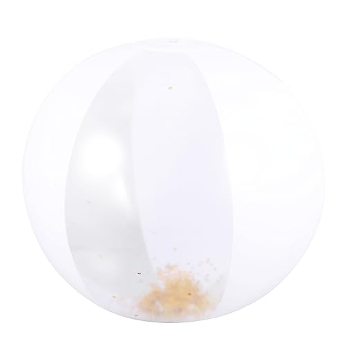 Kisangel 3pcs Glitter Beach Ball Summer Pool for Kids Mini Inflatable Pool Mini Pool for Kids Inflatable Glitter Beach Ball Pool Party Float Inflatable Toy Ball PVC Water Toy for Kids Flash