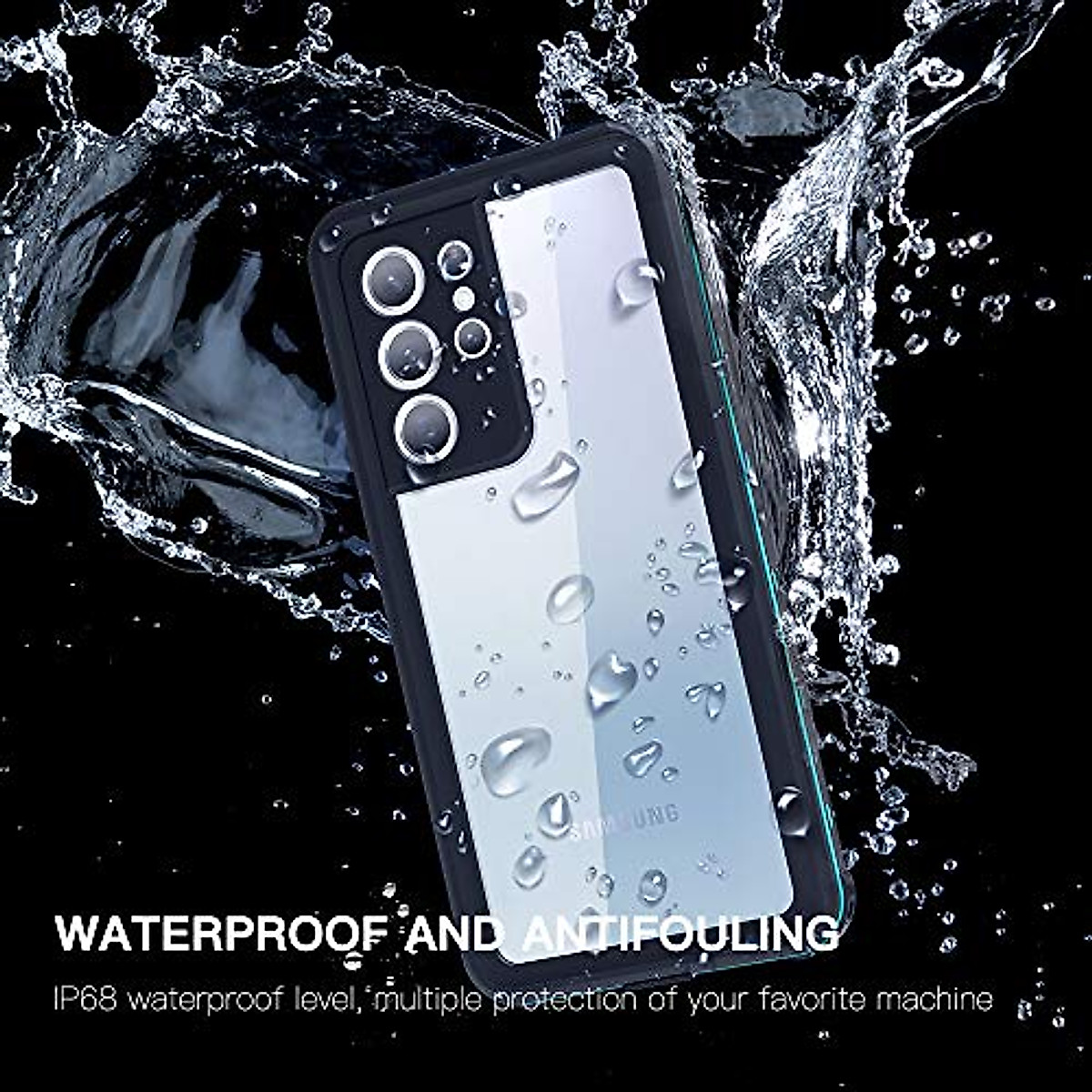 Samsung Galaxy S21 Ultra Waterproof Case, Galaxy S21 Ultra Case with Screen Protector, Heavy Duty Protective IP68 Waterproof Case for Samsung Galaxy S21 Ultra 6.8",2021 (S21 Ultra-6.8", Teal)