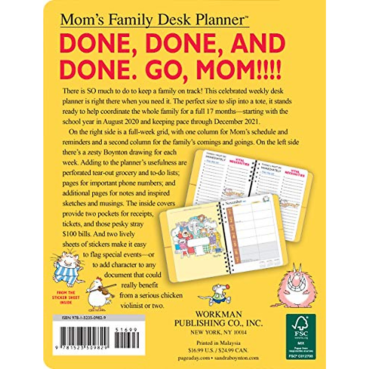 Mom's Family Desk Planner 2021