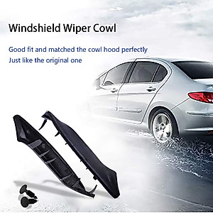 Early Bus VOFONO Wiper Cowling Rubber End Pieces for 2004-2008 Ford F-150 & 2006-2008 Lincoln Mark LT