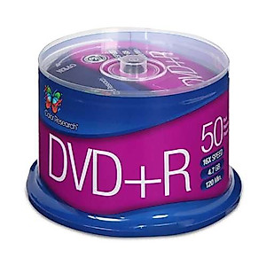 Color Research Cake Box DVD+R, 16X, 120 mins, 4.7GB, 50/Pk