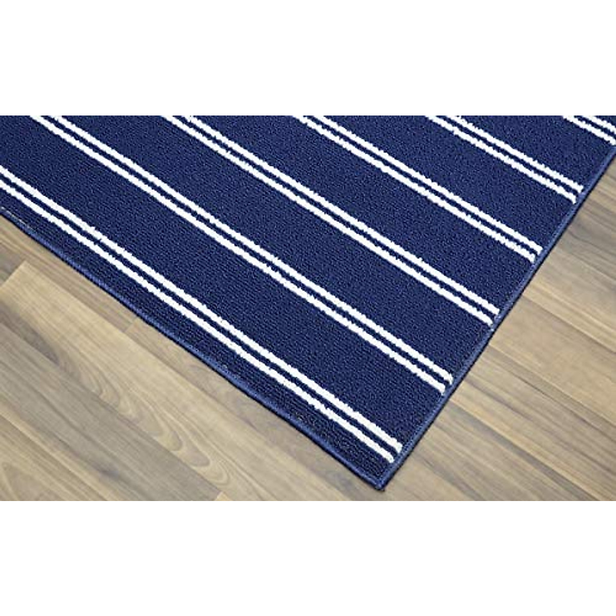 Garland Rug Avery Area Rug, 2-Feet by 5-Feet, Navy