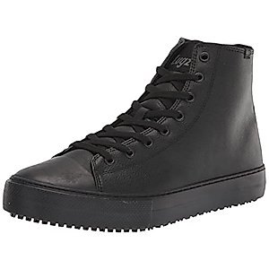 Lugz Women's Stagger Hi Slip-Resistant Work Shoe Food Service, Black, 8.5