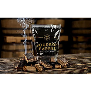 Midwest Barrel Company Authentic Barrel BBQ Smoking Wood (Bourbon Barrel Smoking Wood Chunks)