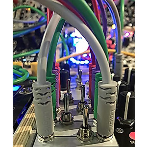 Starving Students Music Supplies Luigis Modular Supply Spaghetti Eurorack Patch Cables Package of 5 Red Cables, 24 60 cm