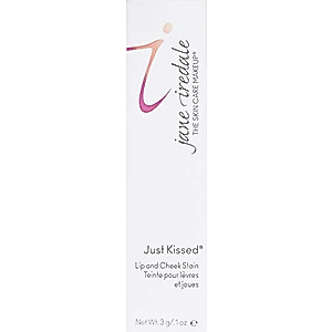 jane iredale Just Kissed Lip and Cheek Stain, Forever Pink, 0.1 Ounce