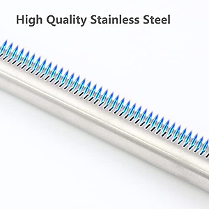 BTCDR 62752 4 Pack 19.5" Grill Burner for Weber Genesis 300 Series E310 E320 E330 S310 S320 S330 EP310 EP320 EP330 Gas Grills with Front Control Panel Grill Pipe Tubes Burner, Stainless Steel