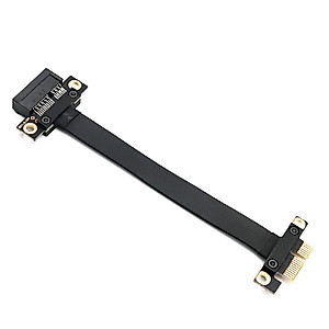Mustpoint PCI-e PCI Express 36Pin 1X Extender Extension Cable with Gold-Plated Connector