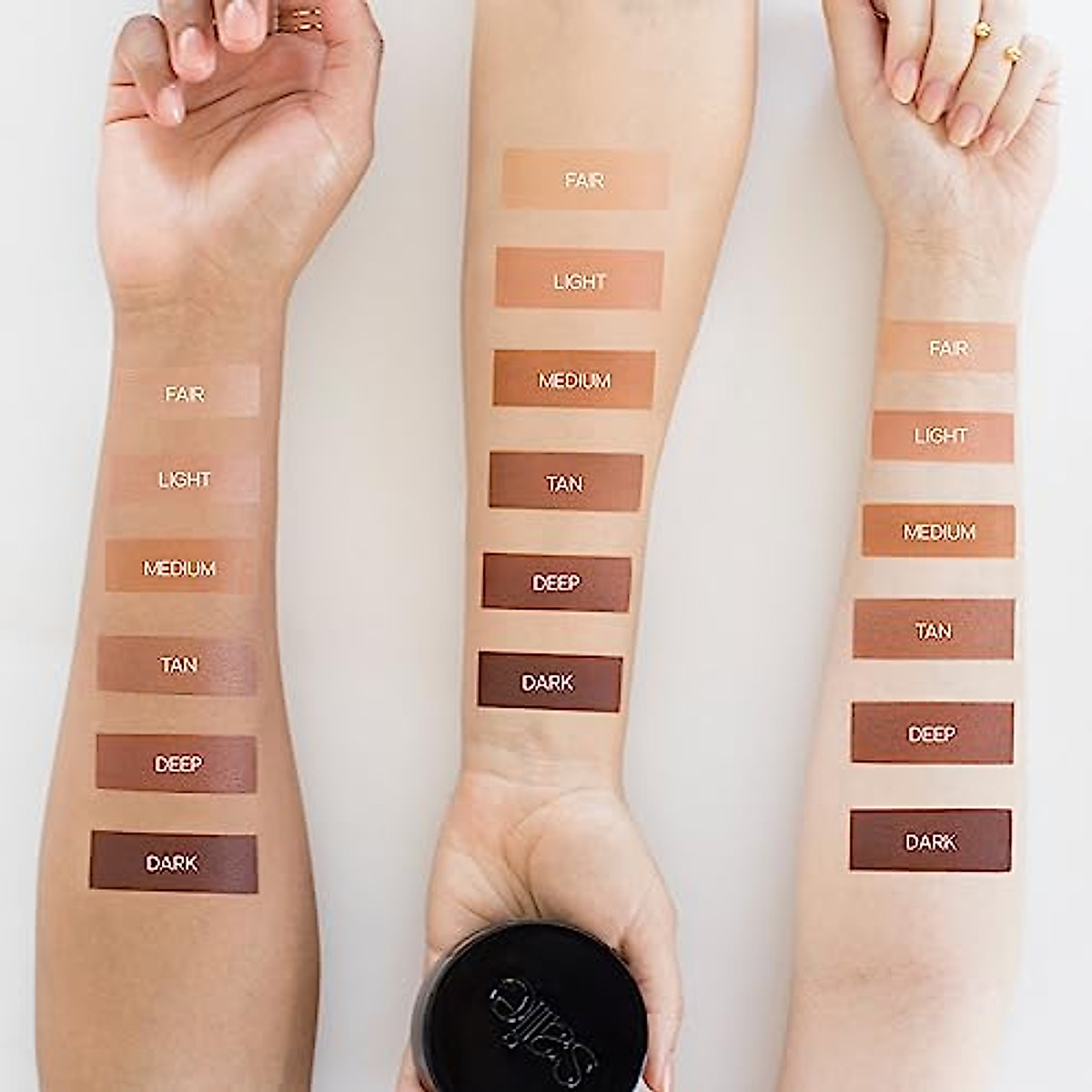 Saie Sun Melt Bronzer - Buildable Cream-Balm Bronzer For Face Sculpting - Cream Contour with Velvet Finish - Light Bronze (1 oz)