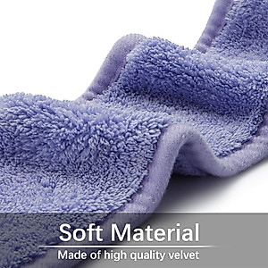 Spa Facial Headband – 3 Pcs Adjustable Makeup Head Wrap with Magic Tape, Sweat Hair Towel for Sport, Face Wash and Shower