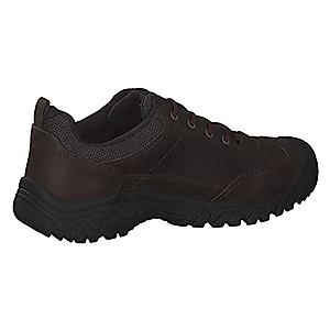 KEEN Men's Targhee 3 Oxford Casual Hiking Shoes, Dark Earth/Mulch, 11.5 Wide