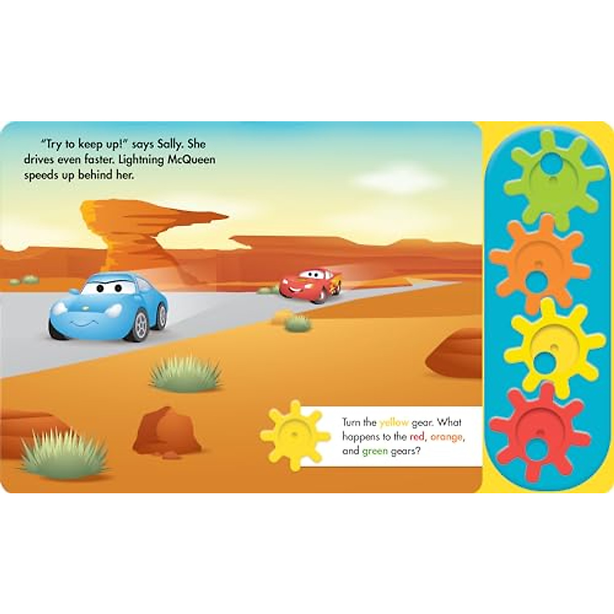Disney Baby - Cars on the Go! - A STEM Gear Sound Book - PI Kids (Play-A-Sound)