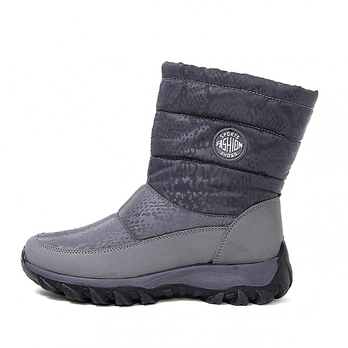 Padaleks Womens Snow Boots Waterproof Non Slip Platform Shoes Comfort Outdoor Fur Lined Winter Warm Ankle Booties