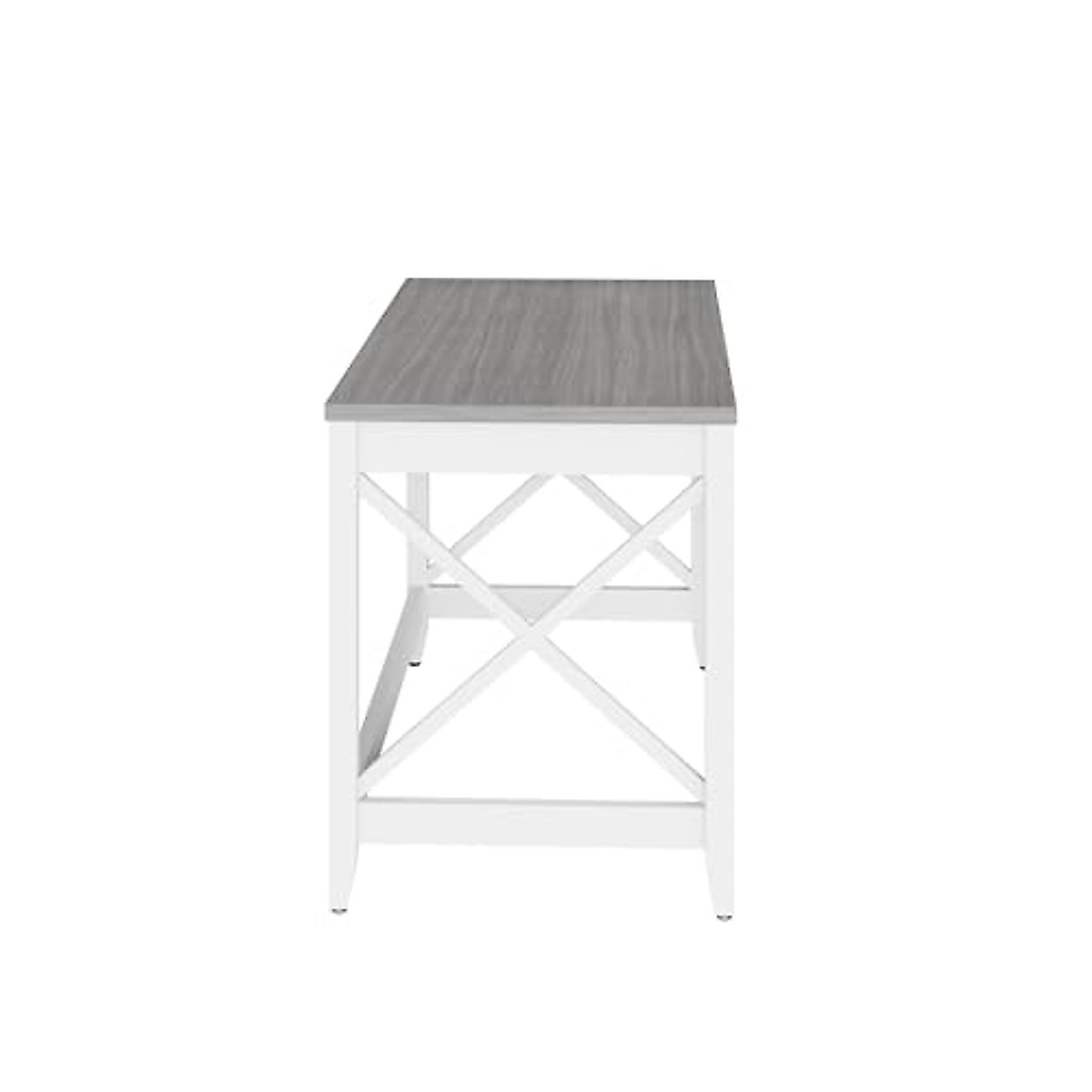 Alera ALEWSF4824GY 47.24 in. x 23.62 in. x 29.53 in. Farmhouse Writing Desk - Gray