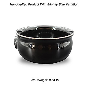 Bicrops Shaving Soap Bowl For Men, Easier to Lather Black