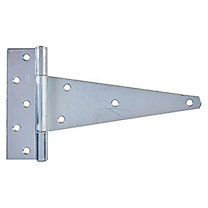 National Hardware N128-900 286 Extra Heavy T Hinges in Zinc, 10" (Pack of 2)