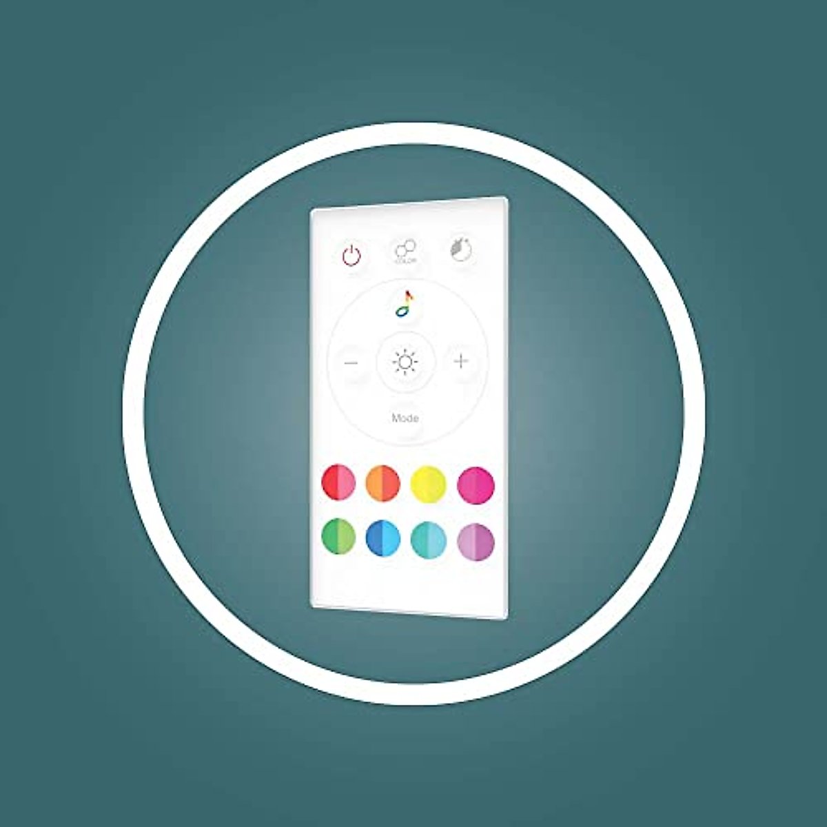 GE LED+ Color Changing LED Hexagon Tile Panels with Remote, No App or Wi-Fi Required, Linking Compatible (6 Pack)