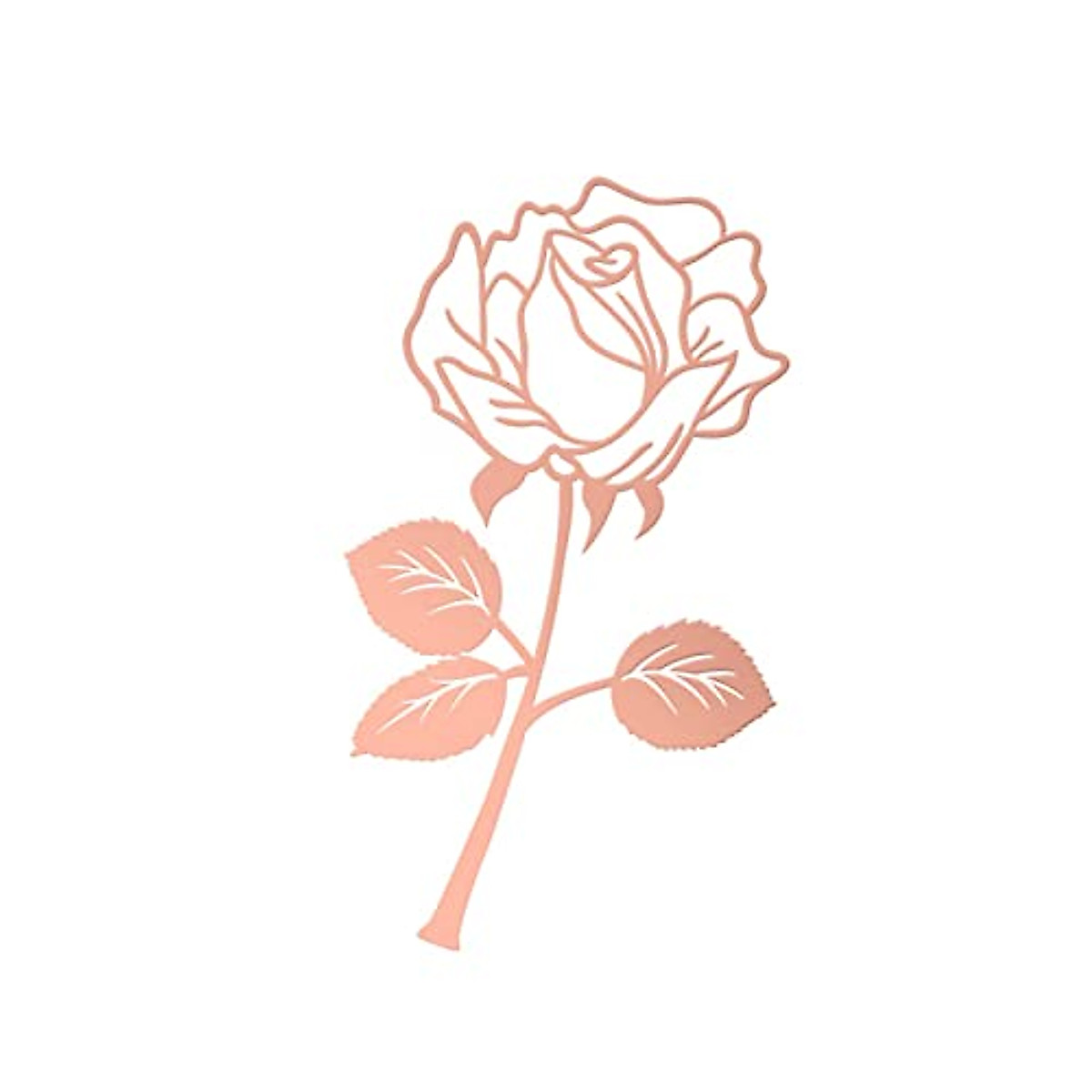 Unique Hollow Metal Bookmark Rose Flower Gift Page Marker Golden Book Mark for Book Lovers Women Writers Readers Present golden hollow bookmark for Men Women Adult Valentines Gift