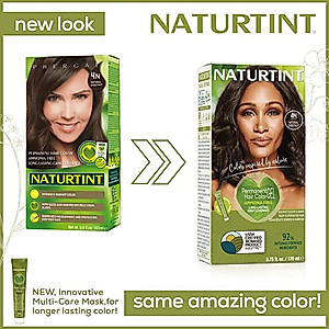Naturtint Permanent Hair Color 4N Natural Chestnut (Pack of 1), Ammonia Free, Vegan, Cruelty Free, up to 100% Gray Coverage, Long Lasting Results