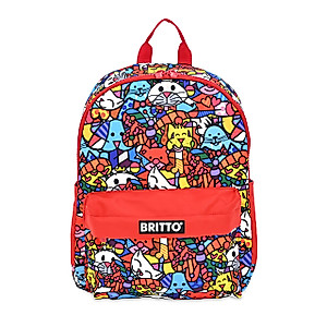 BRITTO Romero 15" Polyester Twill Backpack, Best Friends