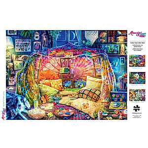 Buffalo Games - Aimee Stewart - Blanket Fort 1979-1000 Piece Jigsaw Puzzle for Adults Challenging Puzzle Perfect for Game Nights - Finished Puzzle Size is 26.75 x 19.75