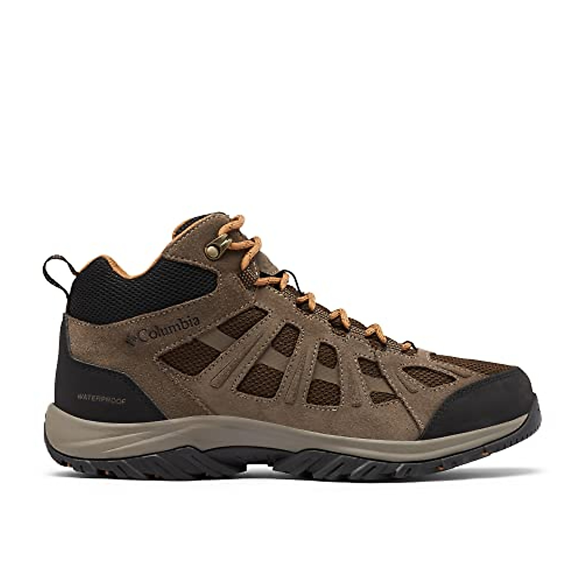 Columbia Men's Redmond III Mid Waterproof Hiking Shoe, Cordovan/Elk, 10.5