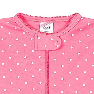 Gerber Baby Girls' 2-Pack Footed Pajamas, Unicorns Pink, 18 Months