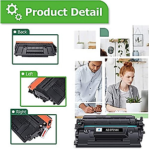 Aztech Compatible Toner Cartridge Replacement for HP 58X CF258X 58A CF258A for HP Pro M404n M404dn M404dw MFP M428fdw M428dw M428fdn High Yield Printer Toner (Black 2-Pack)