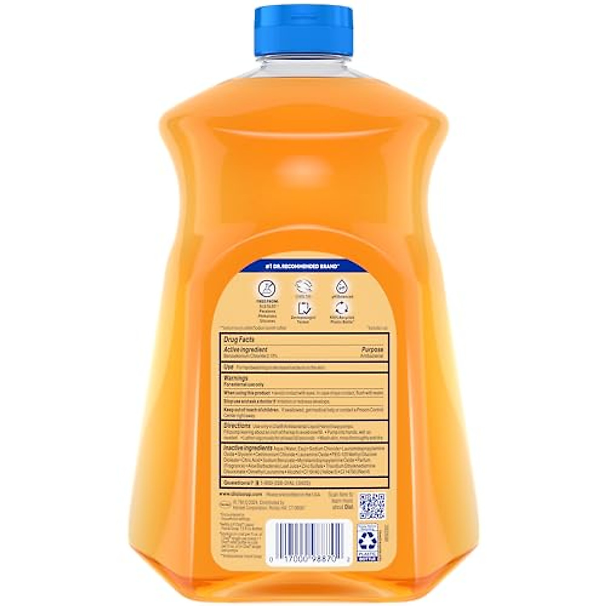 Dial Antibacterial Liquid Hand Soap Refill, Gold, 52 fl oz Pack of 3