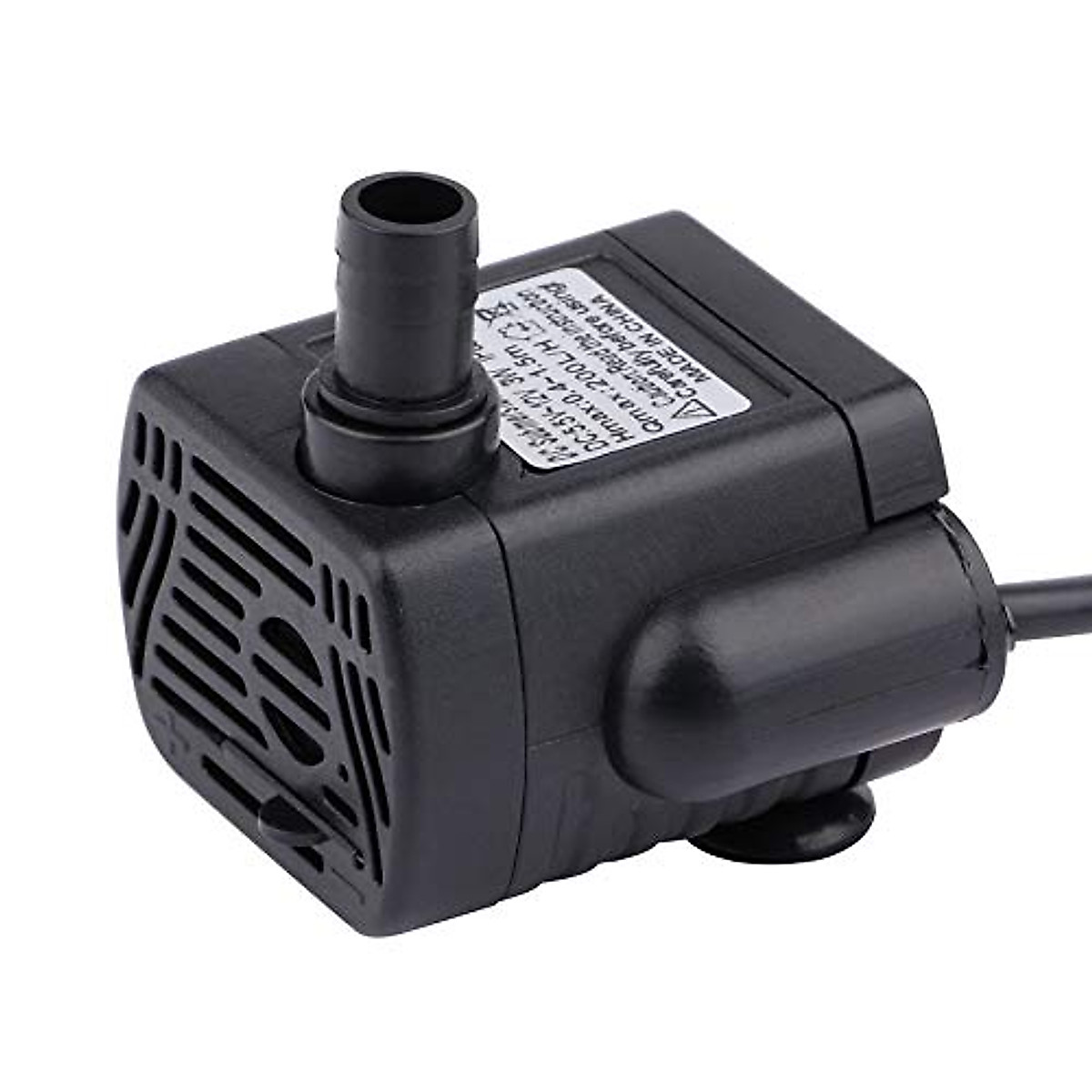 Aquarium Water Pumps,driew Mini Submersible Water Pump, DC 5.5-12V 5V 9V 12V Brushless Waterproof Pumps for Pond Aquarium with 4.5 Feet Cord, 200L/H