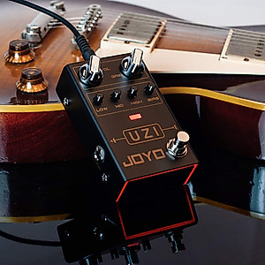 JOYO R-03 Distortion Heavy Metal Pedal Bundle with DC 9V Pedal Power Supply (800mA -1A) AC Adapter