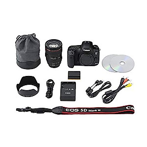 Canon Digital SLR Camera EOS 5D Mark III kit Lens EF24-105mm F4L is USM Comes EOS5DMK3LK