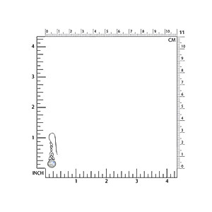 Silvershake Natural Moonstone 925 Sterling Silver Triquetra Celtic Knot Dangle Hook Earrings