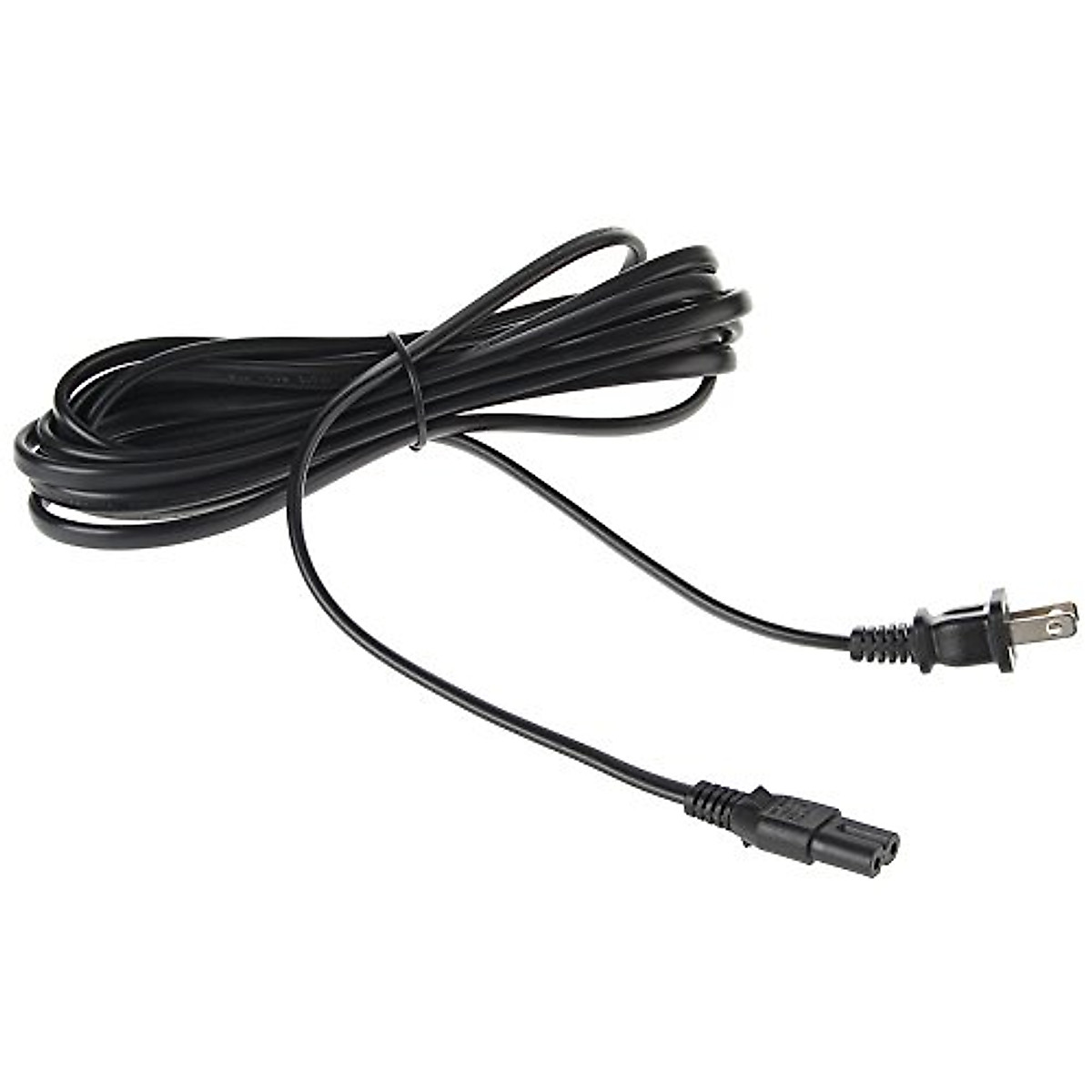 Amazon Basics Replacement Power Cable for PS4 Slim and Xbox One S / X - 12 Foot Cord, Black